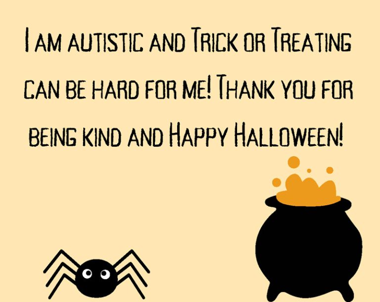 Halloween AAC Cards From the UW Autism Center